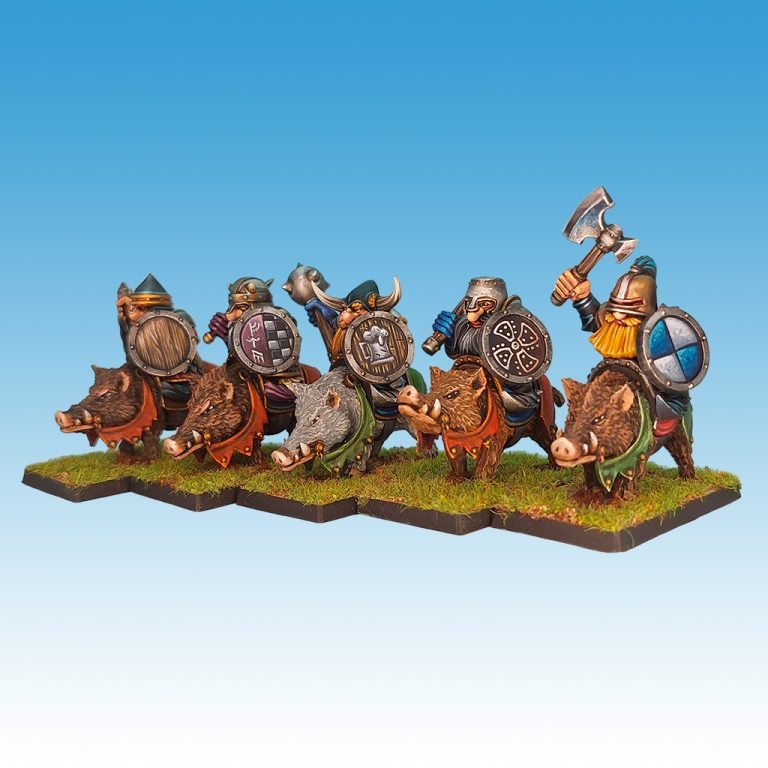Dwarf Boar Riders – RED BARD GAMES